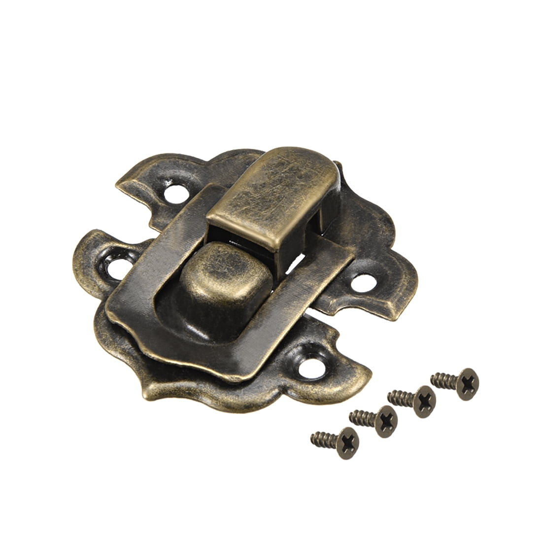 Uxcell Retro Style Decorative Box Latch Hasp - Vintage Iron Cabinet ...