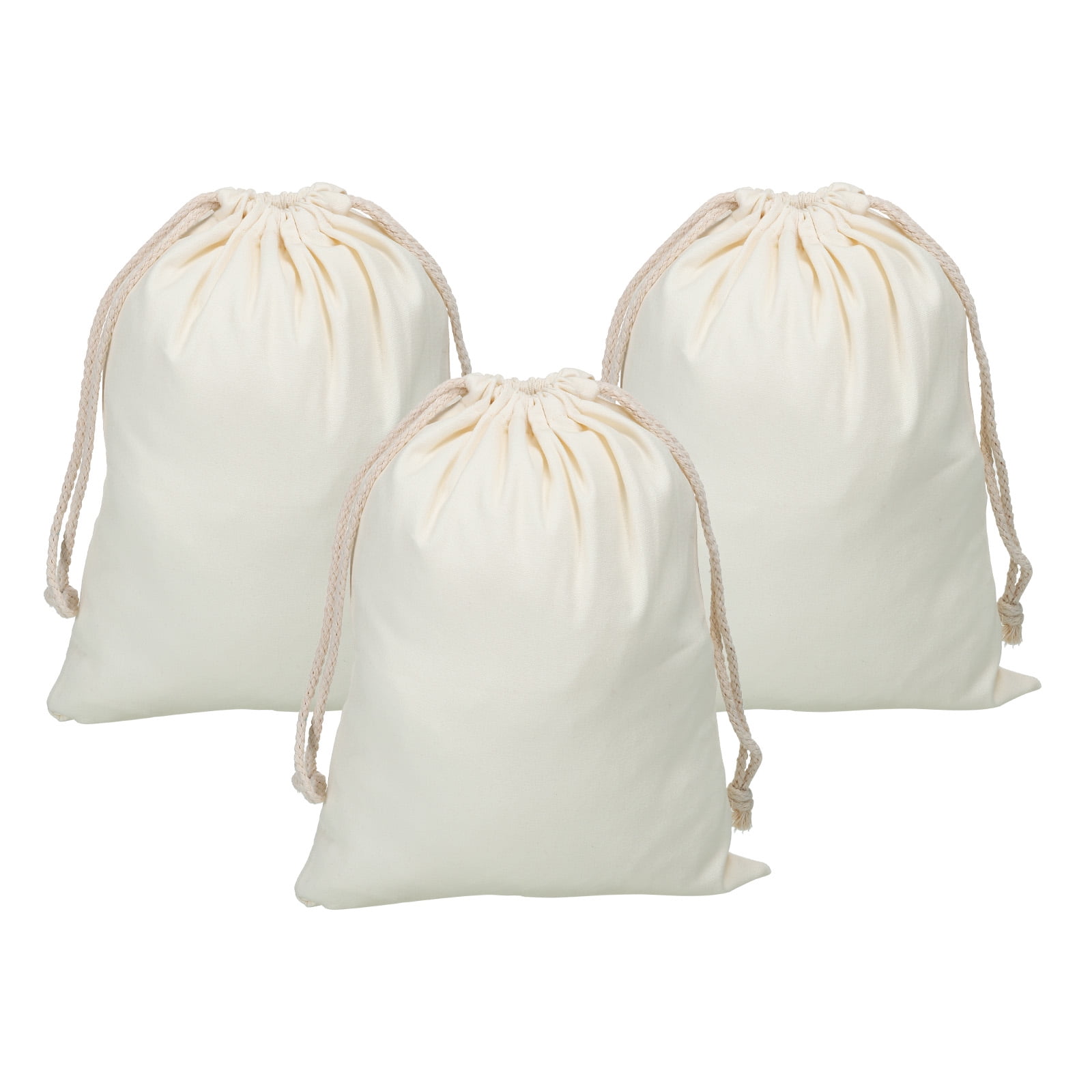 Uxcell Reusable Drawstring Bags, 10x12.6" 3 Pack Multipurpose Storage ...