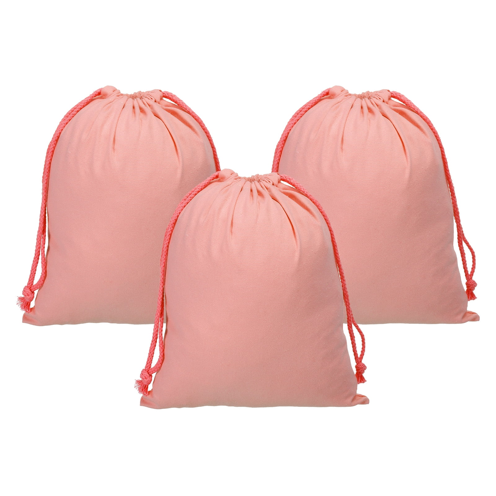 Uxcell Reusable Drawstring Bags, 10x12.6" 3 Pack Multipurpose Storage ...