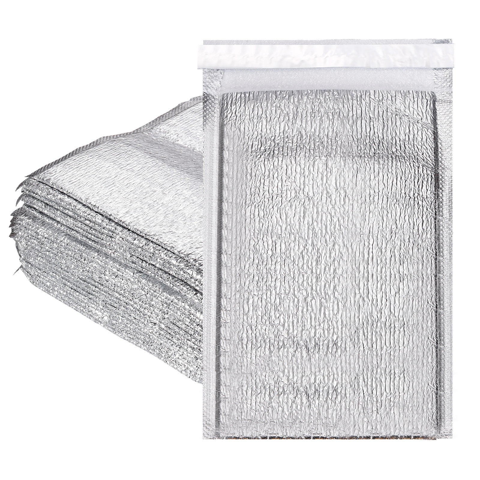 Uxcell Reusable Insulation Bags, (8 x 13 Inch, Silver) (20 Pcs), Foil ...