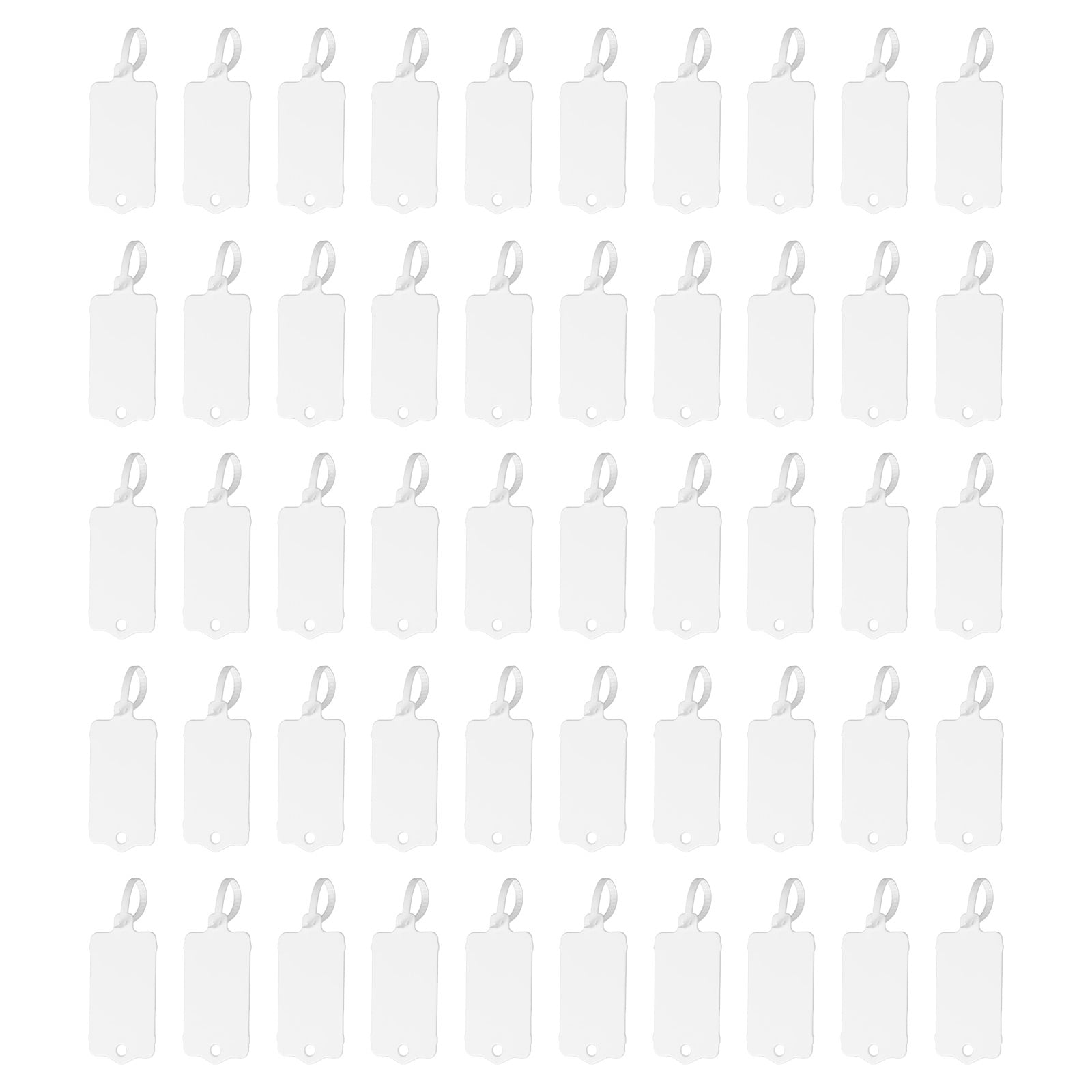 Uxcell Reusable Plastic Tags Shipping Tags Waterproof for Labeling ...