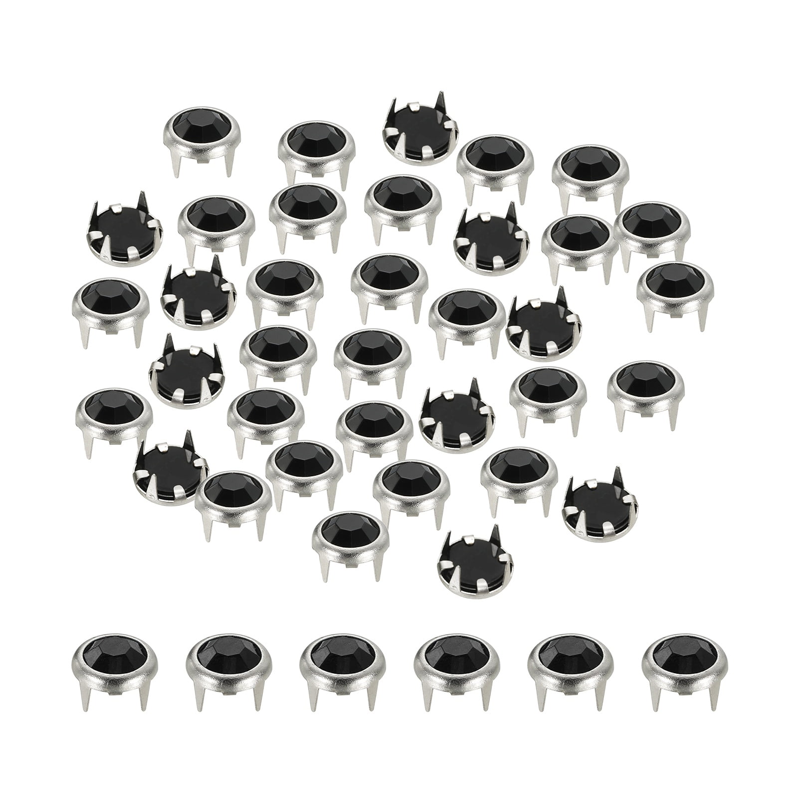 Uxcell Rhinestone Studs, Rhinestone Claw Beads Nailhead Crystal Claw ...