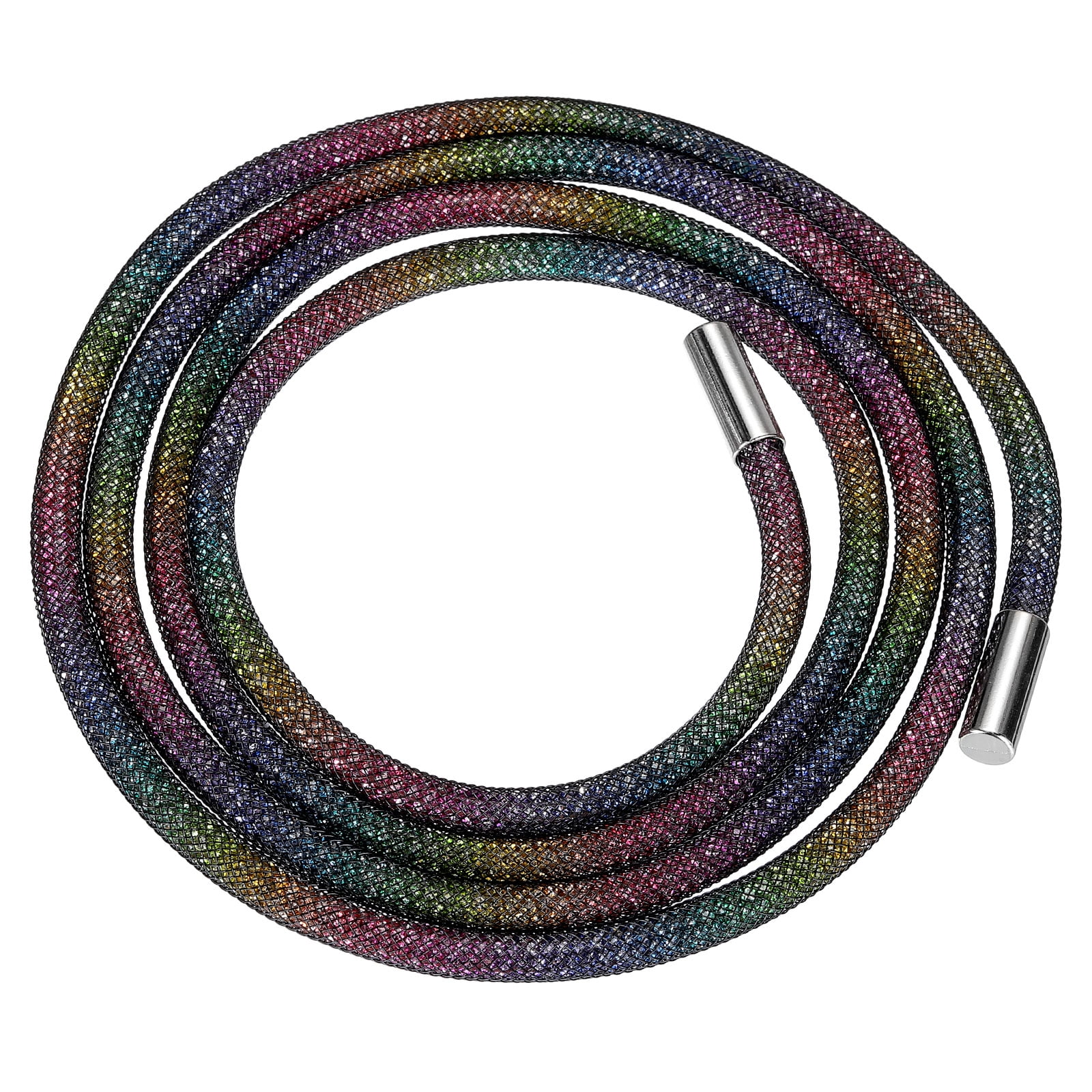 Uxcell Rhinestone Tube Rope, 138cm Round Diamond Tube String for DIY ...