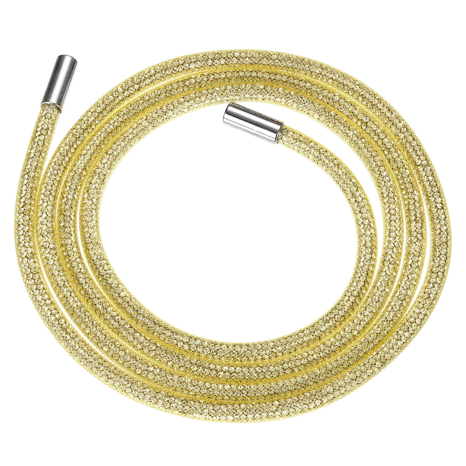 Uxcell Rhinestone Tube Rope, 138cm Round Diamond Tube String for DIY ...