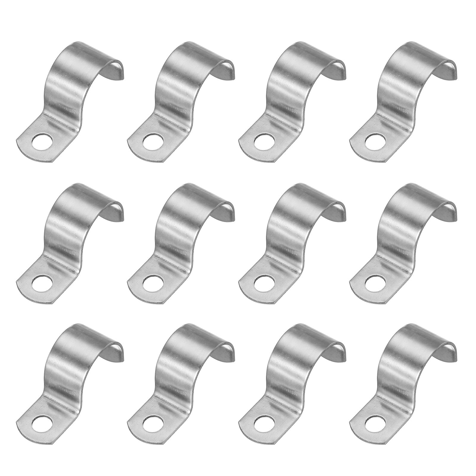 Uxcell Rigid Pipe Strap, 304 Stainless Steel Conduit Clamp 1 Hole ...