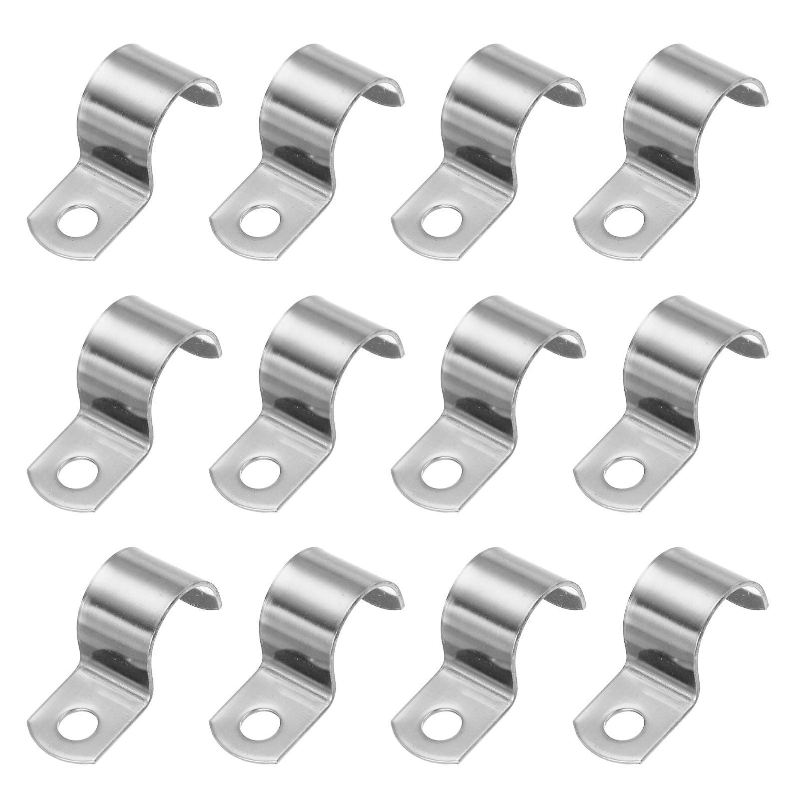 Uxcell Rigid Pipe Strap, 304 Stainless Steel Conduit Clamp 1 Hole ...