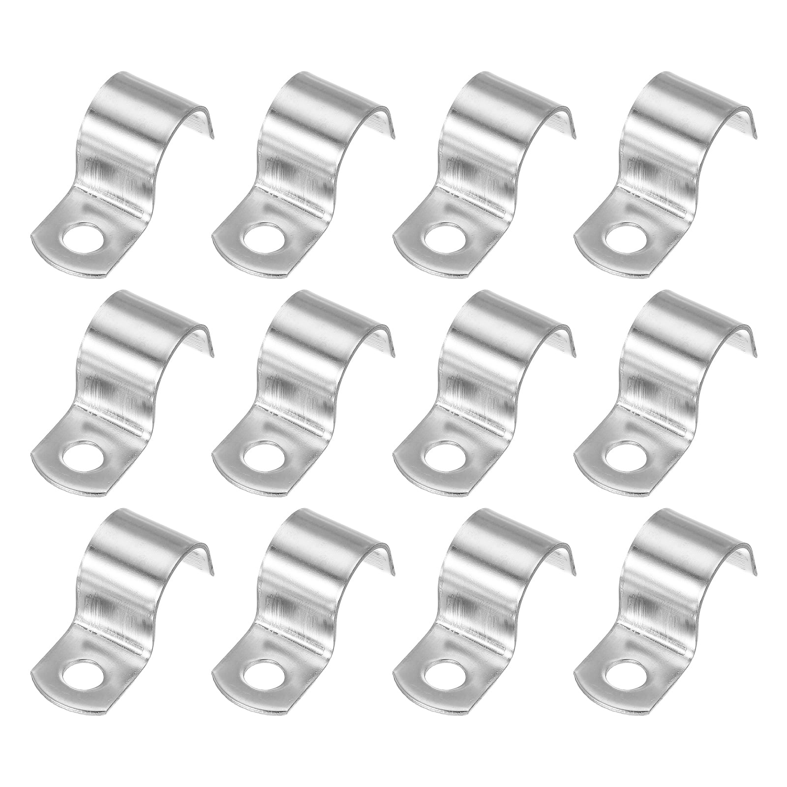 Uxcell Rigid Pipe Strap, 304 Stainless Steel Conduit Clamp 1 Hole ...