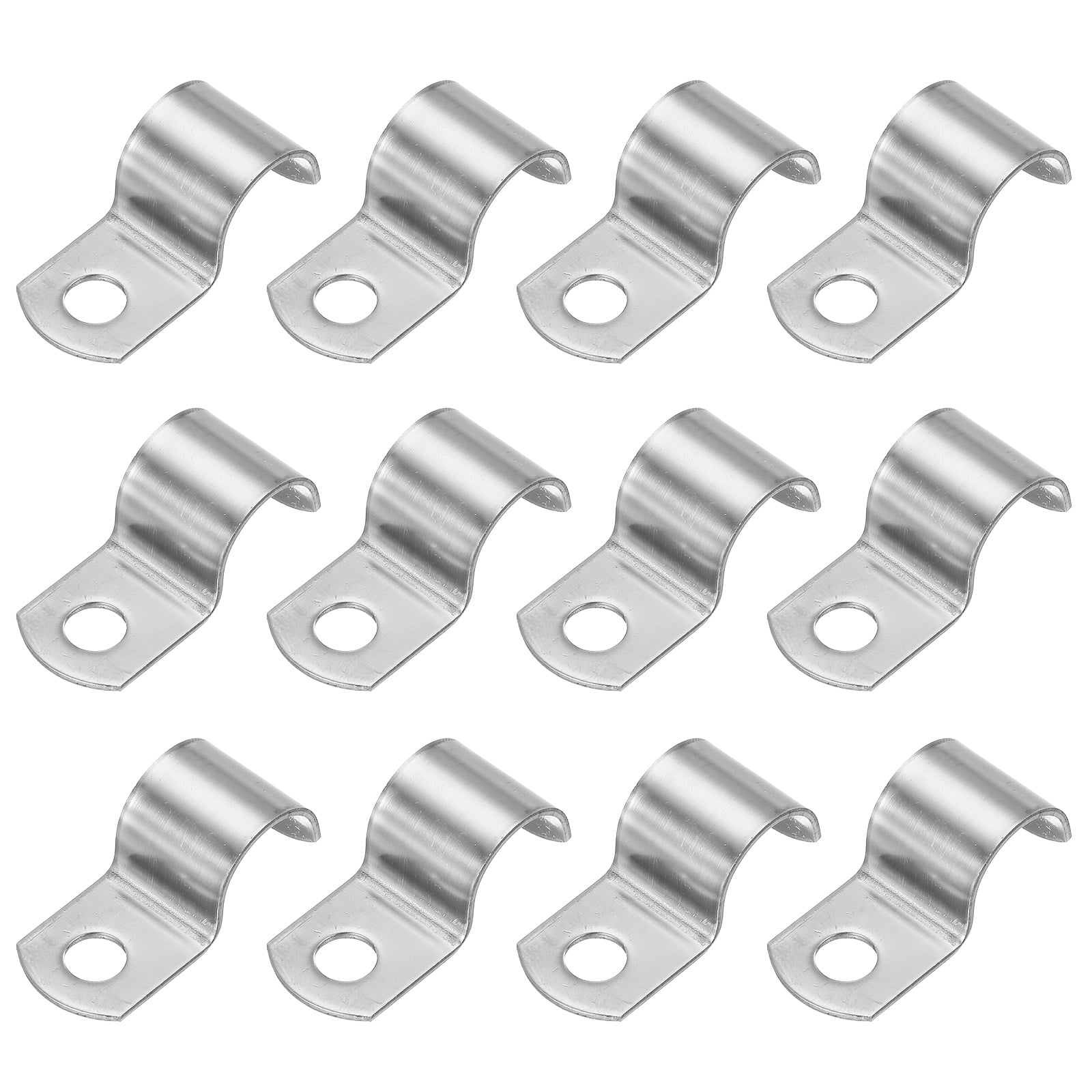 Uxcell Rigid Pipe Strap, 304 Stainless Steel Conduit Clamp 1 Hole ...