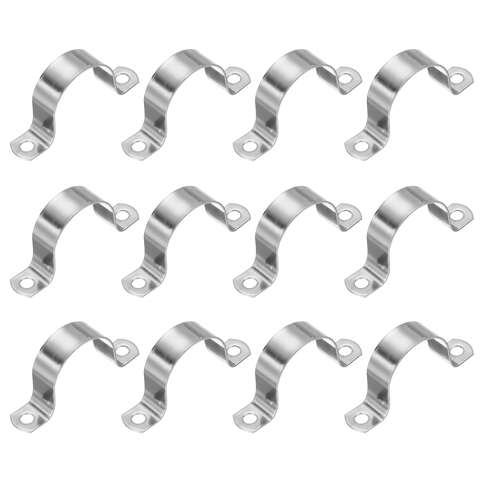 Uxcell Rigid Pipe Strap, 304 Stainless Steel Conduit Clamp 2 Hole ...