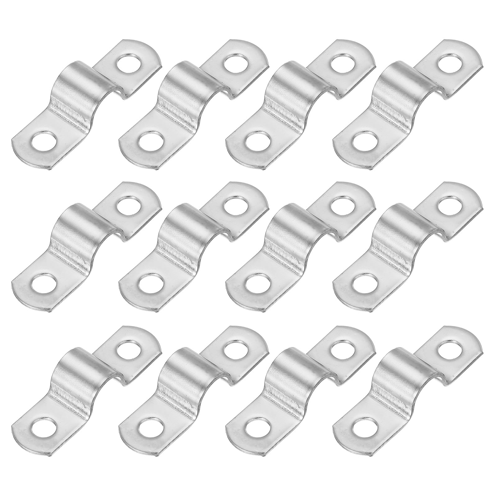 Uxcell Rigid Pipe Strap, 304 Stainless Steel Conduit Clamp 2 Hole ...