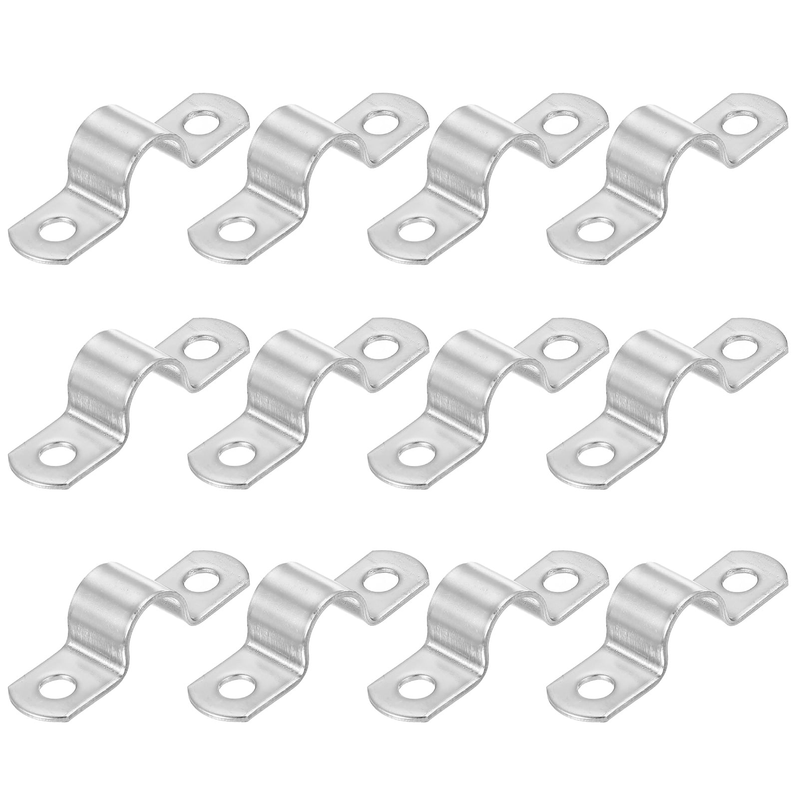 Uxcell Rigid Pipe Strap, 304 Stainless Steel Conduit Clamp 2 Hole ...