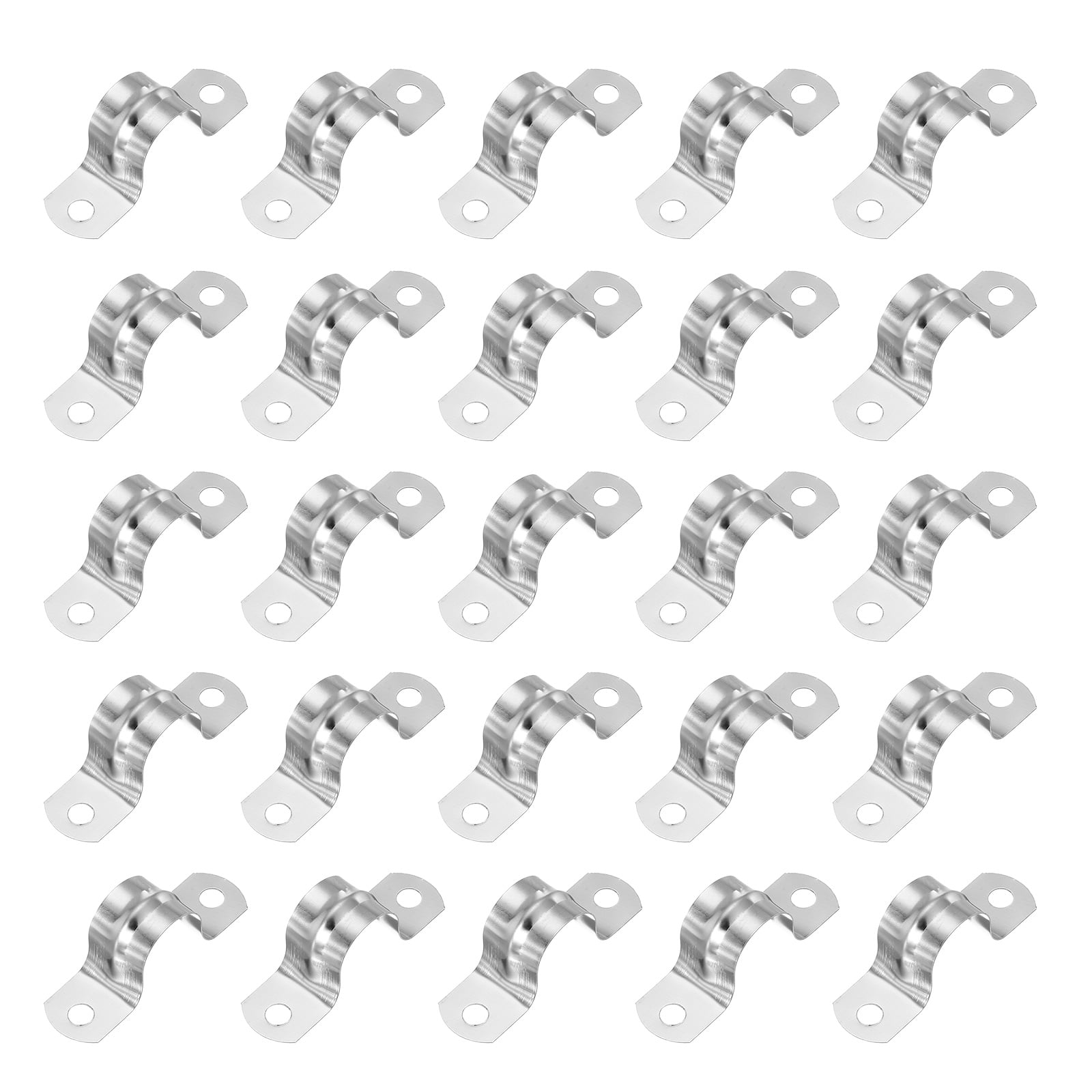 Uxcell Rigid Pipe Strap, 304 Stainless Steel Conduit Clamp 2 Hole U ...