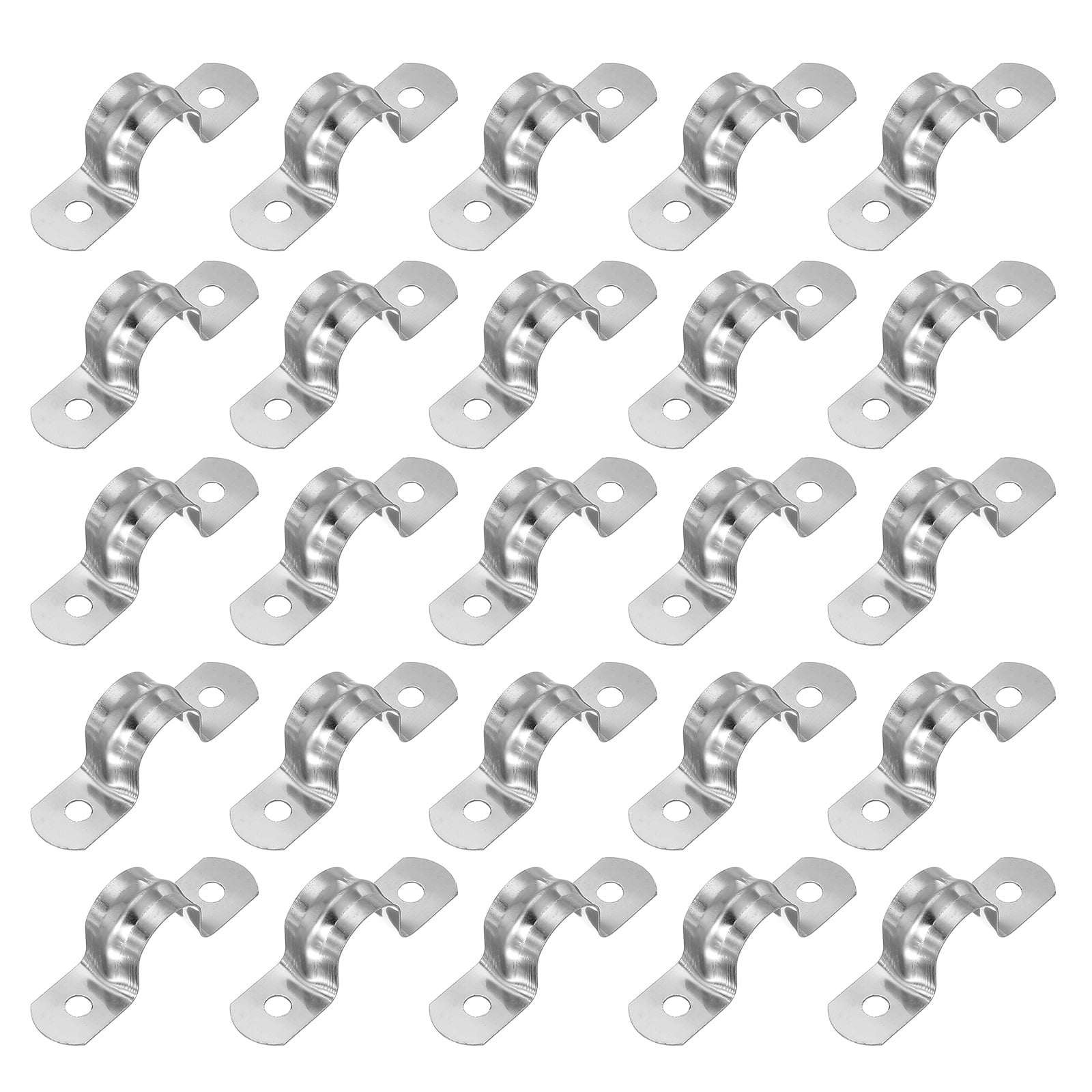 Uxcell Rigid Pipe Strap, 304 Stainless Steel Conduit Clamp 2 Hole U ...