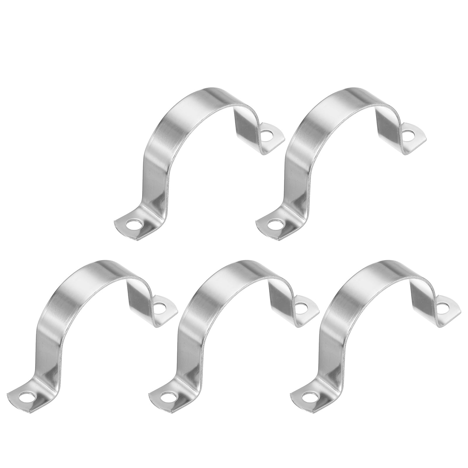 Uxcell Rigid Pipe Strap, 304 Stainless Steel Conduit Clamp 2 Holes ...