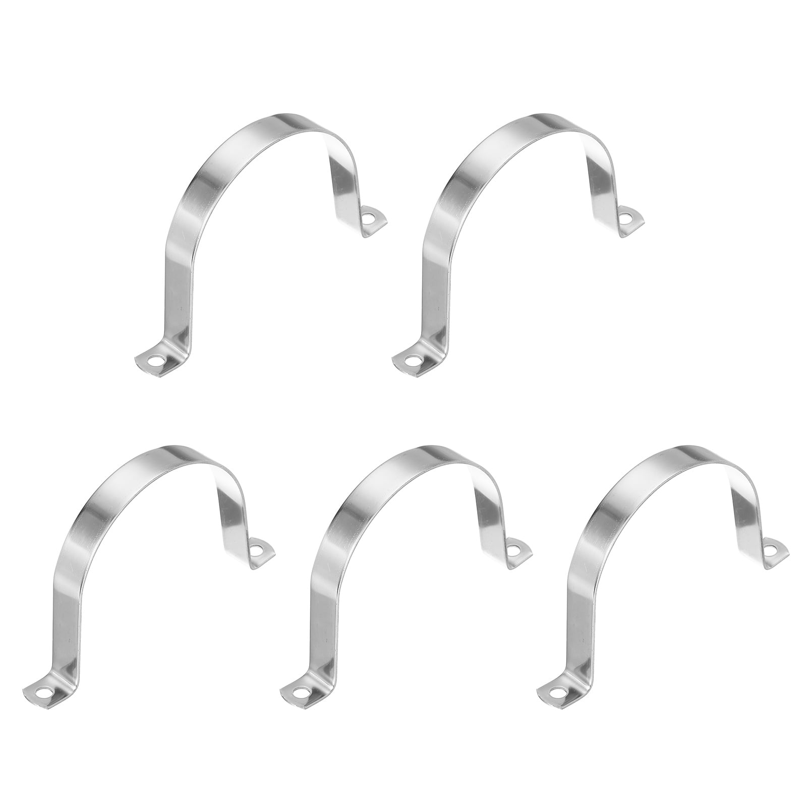 Uxcell Rigid Pipe Strap, 304 Stainless Steel Conduit Clamp 2 Holes ...