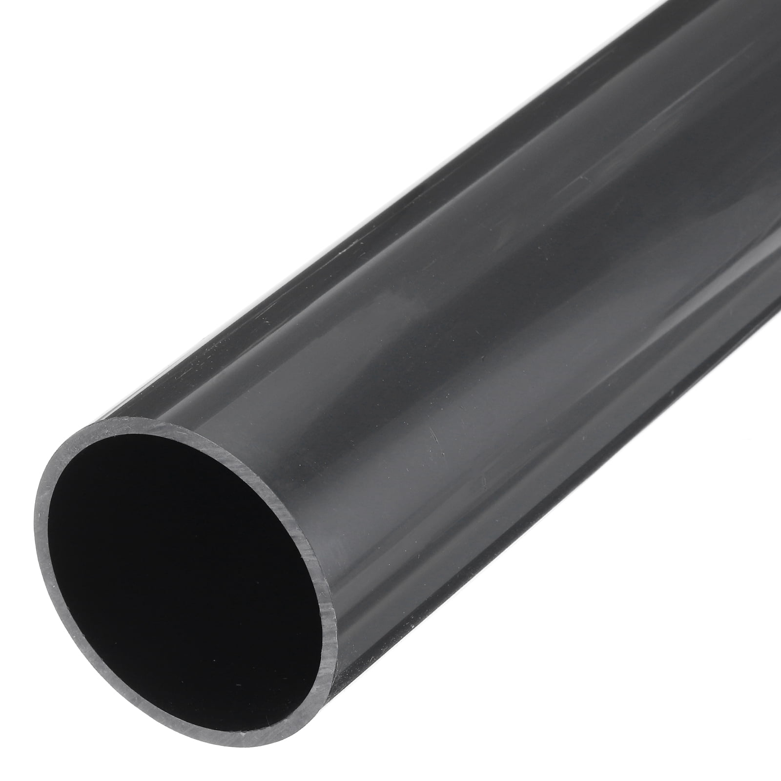 Uxcell Rigid Round Pipe Dark Grey High Impact for Water Pipe 2.24 x 2. ...