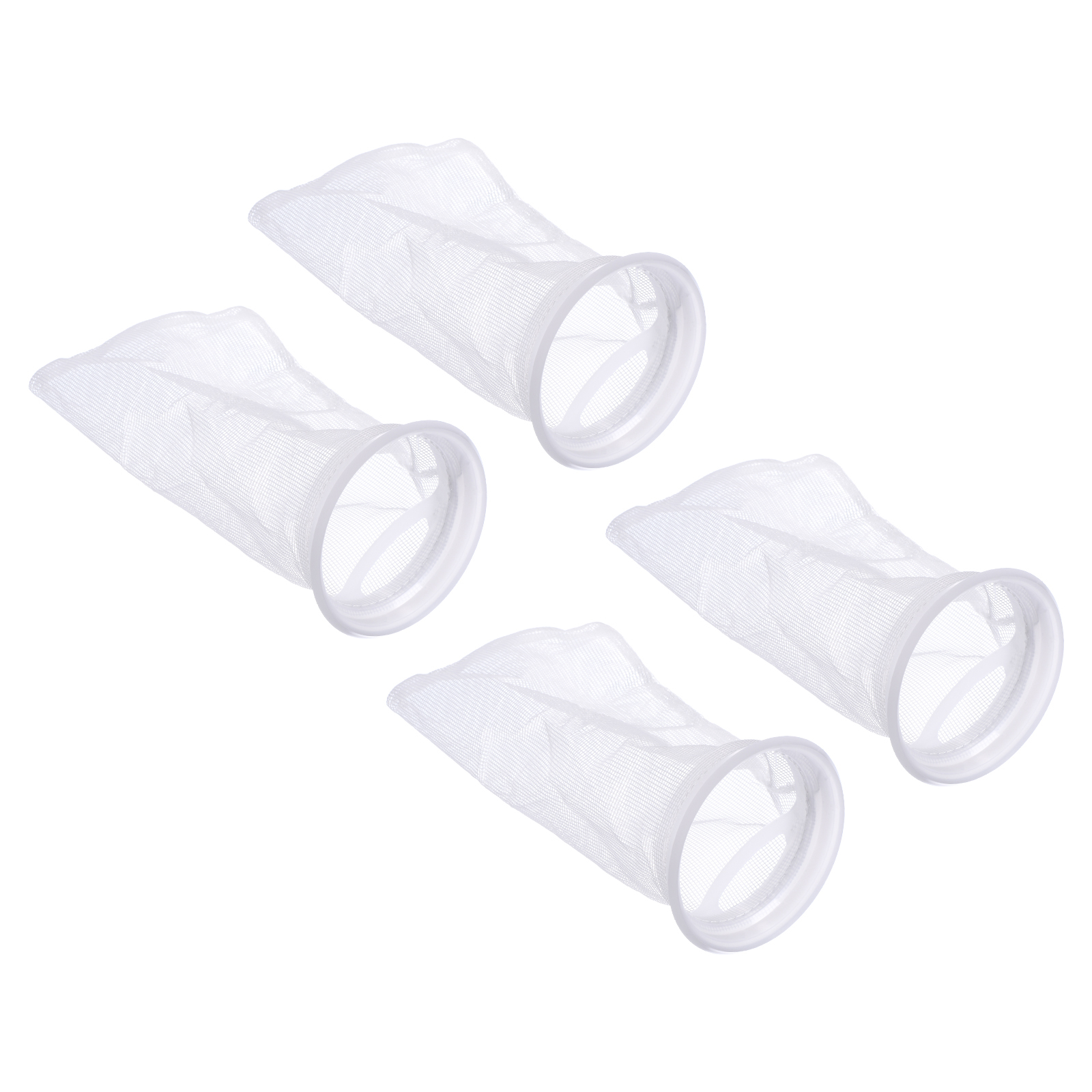 Uxcell Ring Filter Sock 4 Inch 1 mm Hole 4 Pack Fish Tank Mesh Bags ...