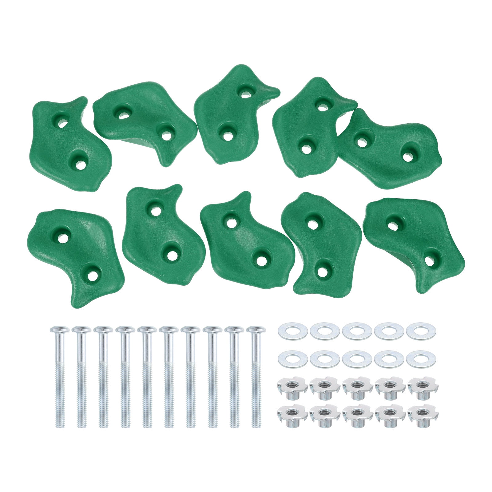 Rock Climbing Holds, 10 Pcs Large Climbing Rock Wall Grips with Double ...