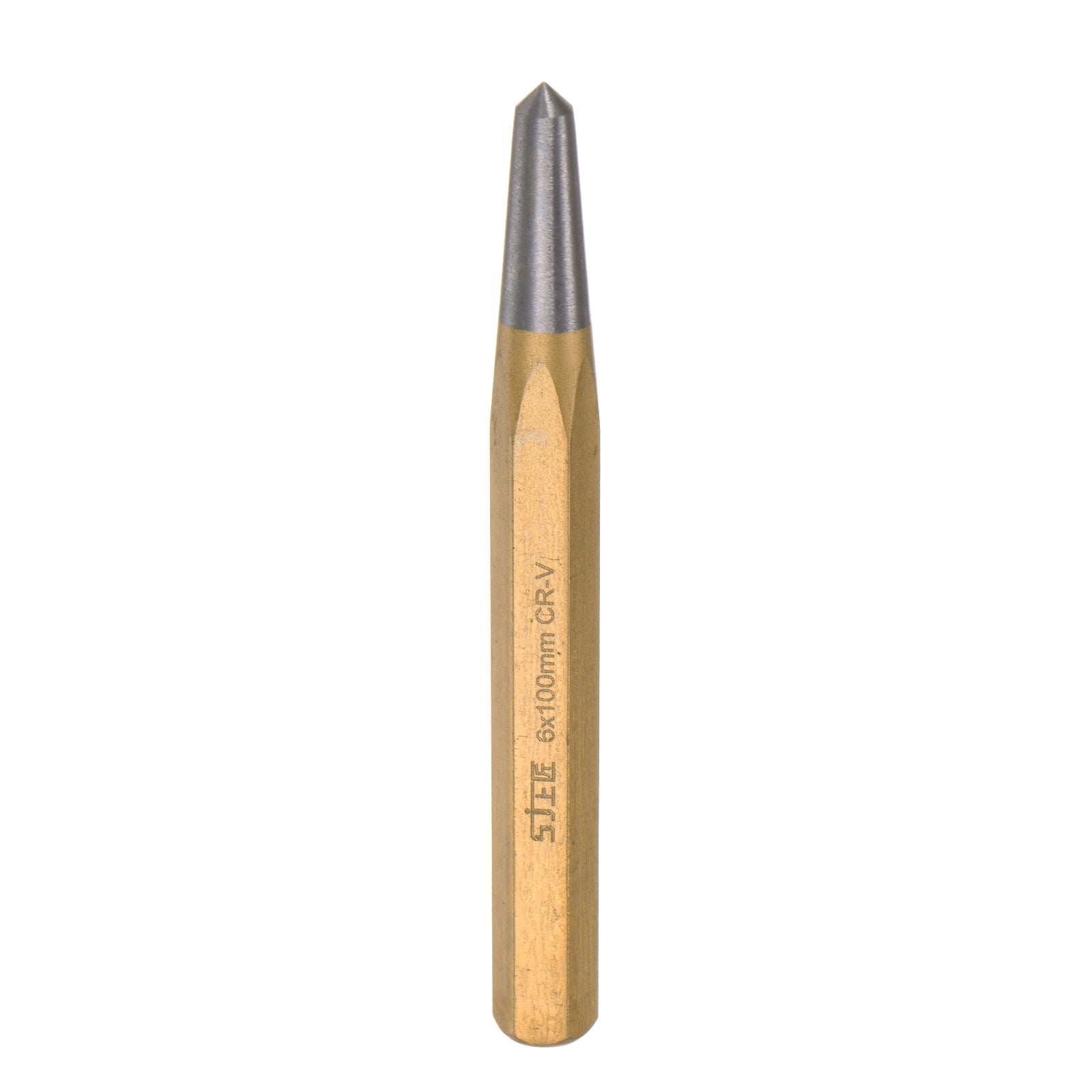 Uxcell Roll Pin Punch 1/4"x4"(6x100mm) CR-V Center Alignment Punch ...