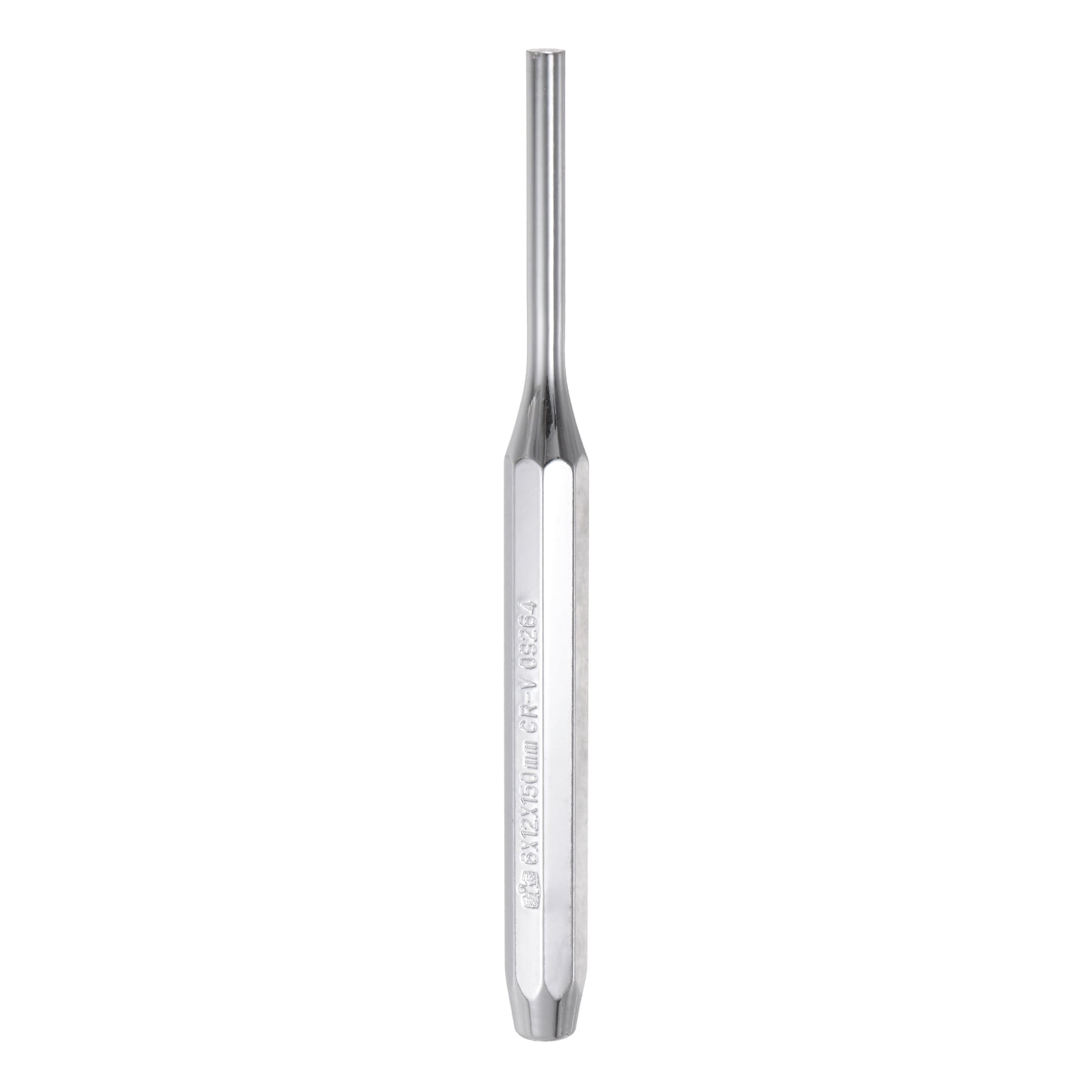 Uxcell Roll Pin Punch 1/4"x6"(6x150mm) CR-V Steel Round Tip Non-marring ...