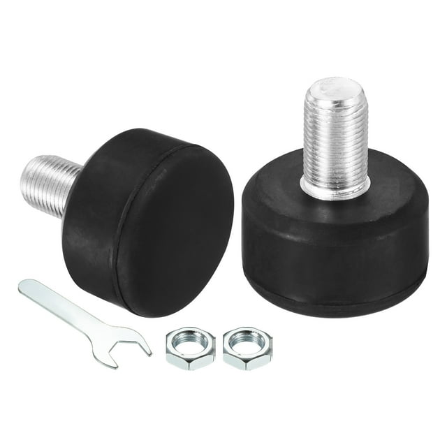Uxcell Roller Skate Toe Stops with 0.6'' Bolts 82A Rubber Brake ...