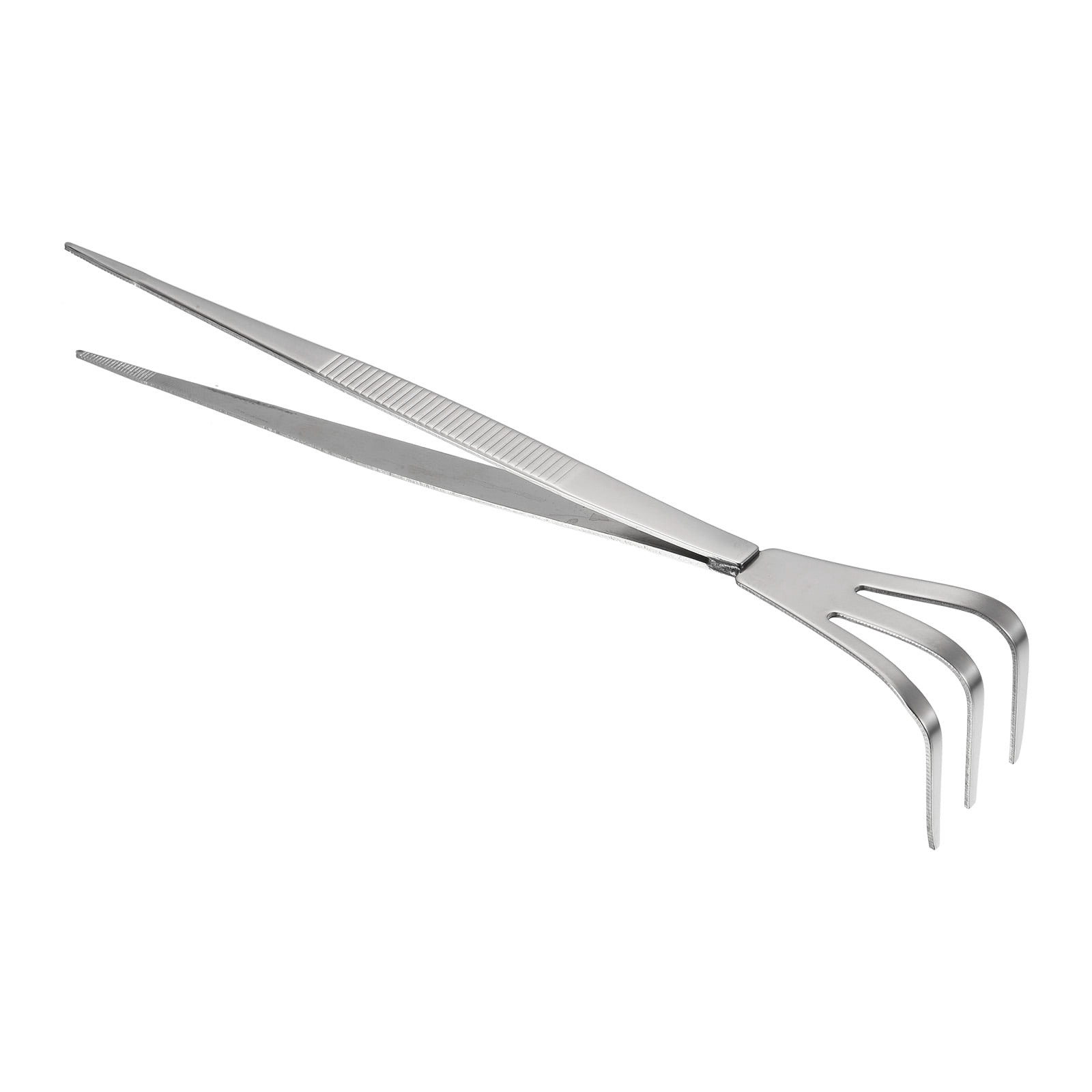 Uxcell Root Rake, Stainless Steel 3 Prong Hardened Loosening Soil ...