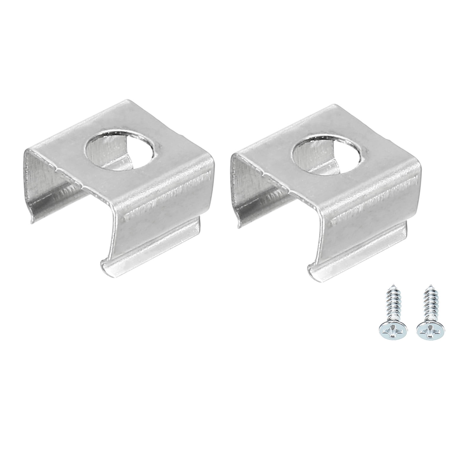 Uxcell Rope Light Mounting Clips Stainless Steel Channel Mounting ...