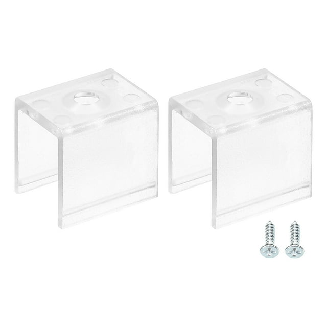 Uxcell Rope Light Mounting Clips Wall Channel Mounting Holder for 11 ...