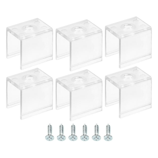 Uxcell Rope Light Mounting Clips Wall Channel Mounting Holder for 11 ...