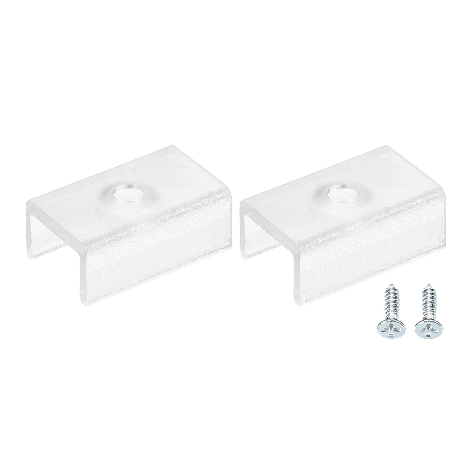 Uxcell Rope Light Mounting Clips Wall Channel Mounting Holder for 11 ...