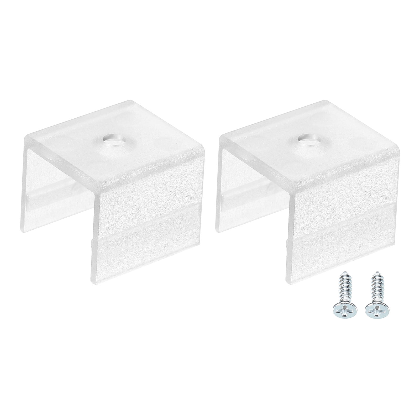 Uxcell Rope Light Mounting Clips Wall Channel Mounting Holder for 18 ...