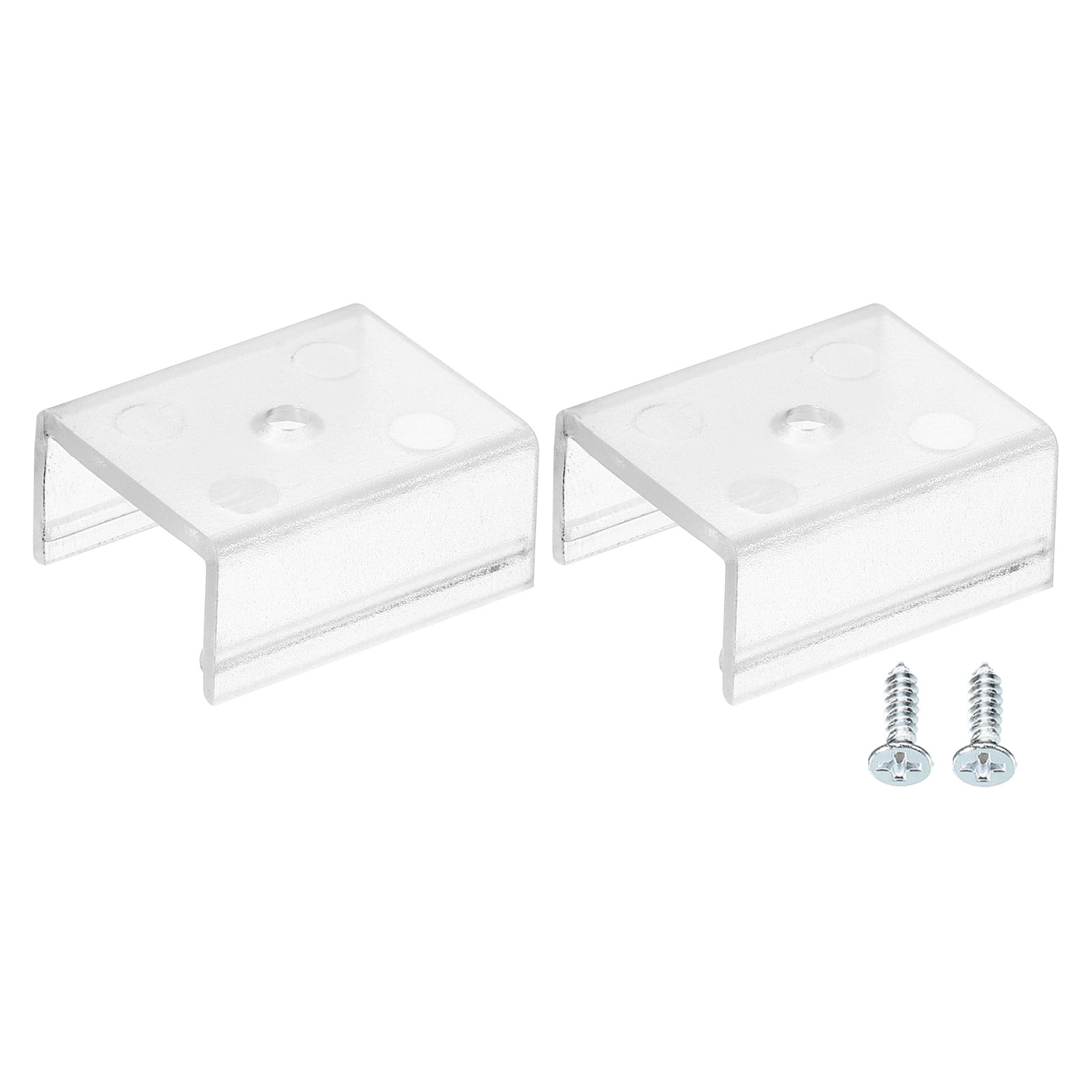 Uxcell Rope Light Mounting Clips Wall Channel Mounting Holder for 19mm ...