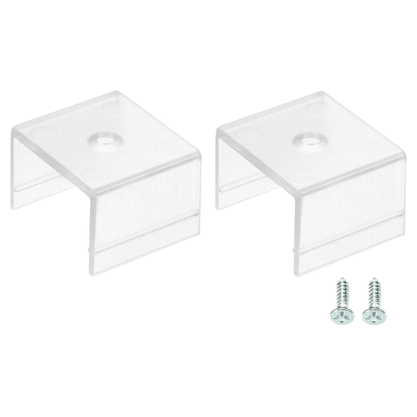 Uxcell Rope Light Mounting Clips Wall Channel Mounting Holder for 29mm ...