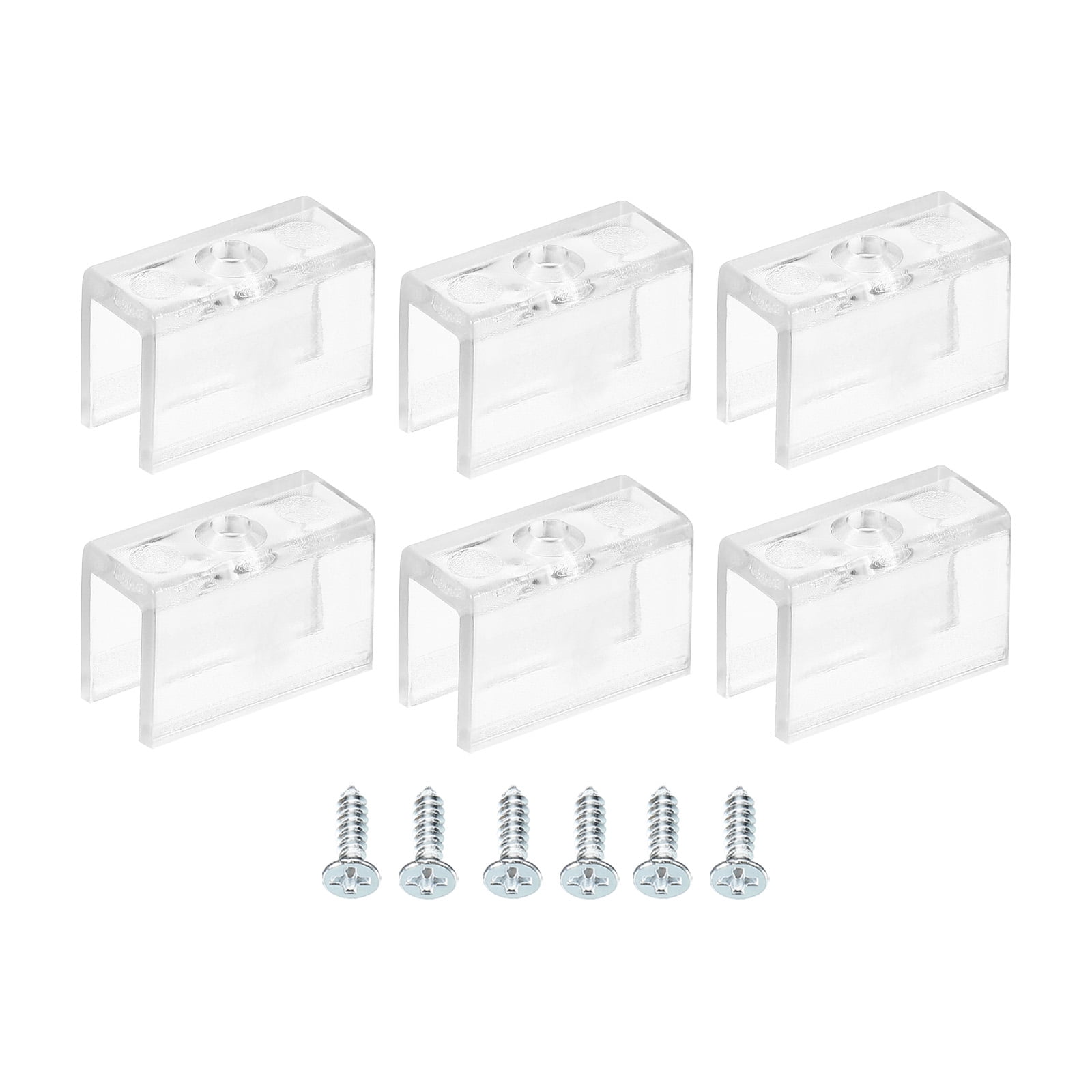 Uxcell Rope Light Mounting Clips Wall Channel Mounting Holder for 5.9mm ...