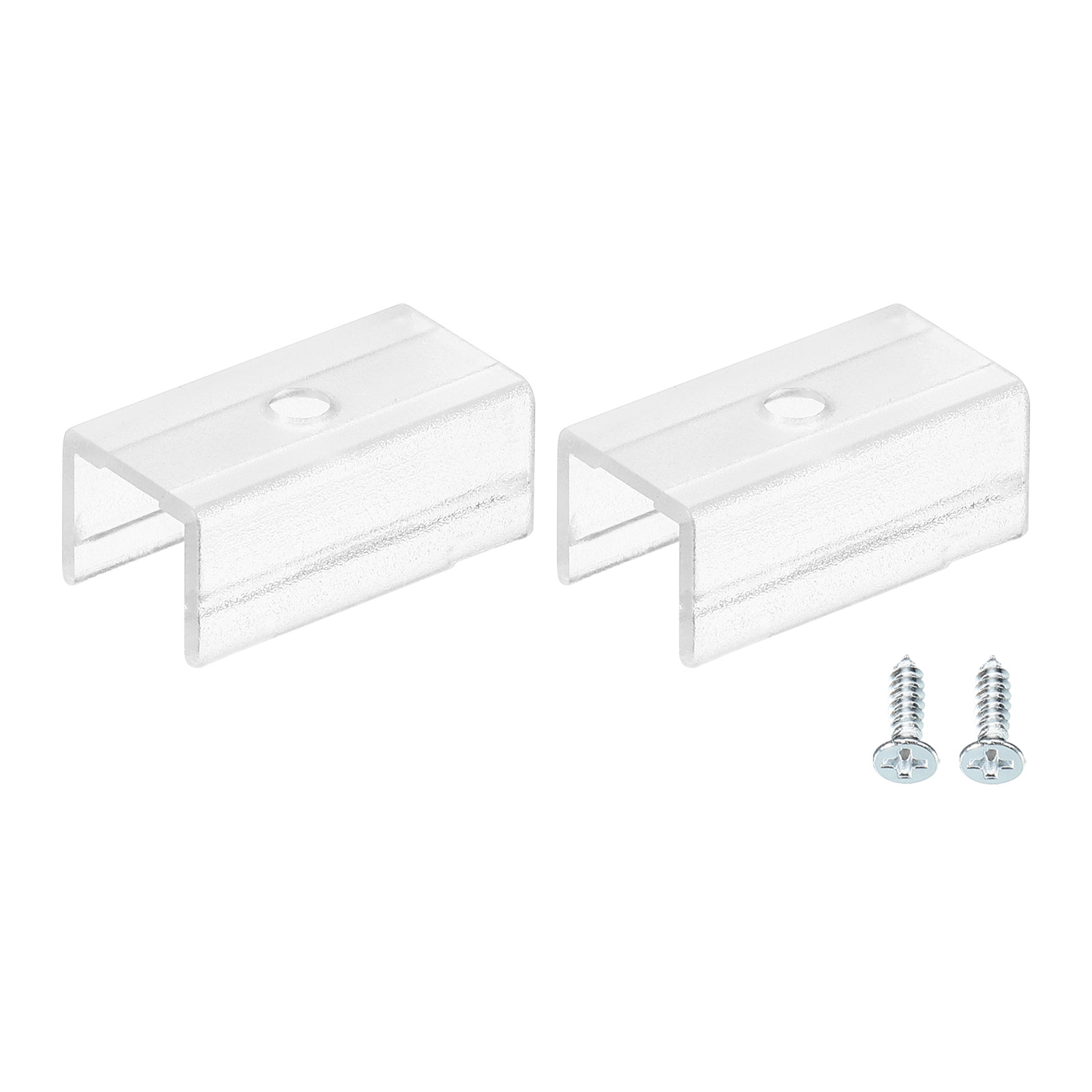 Uxcell Rope Light Mounting Clips Wall Channel Mounting Holder for 9.5mm ...