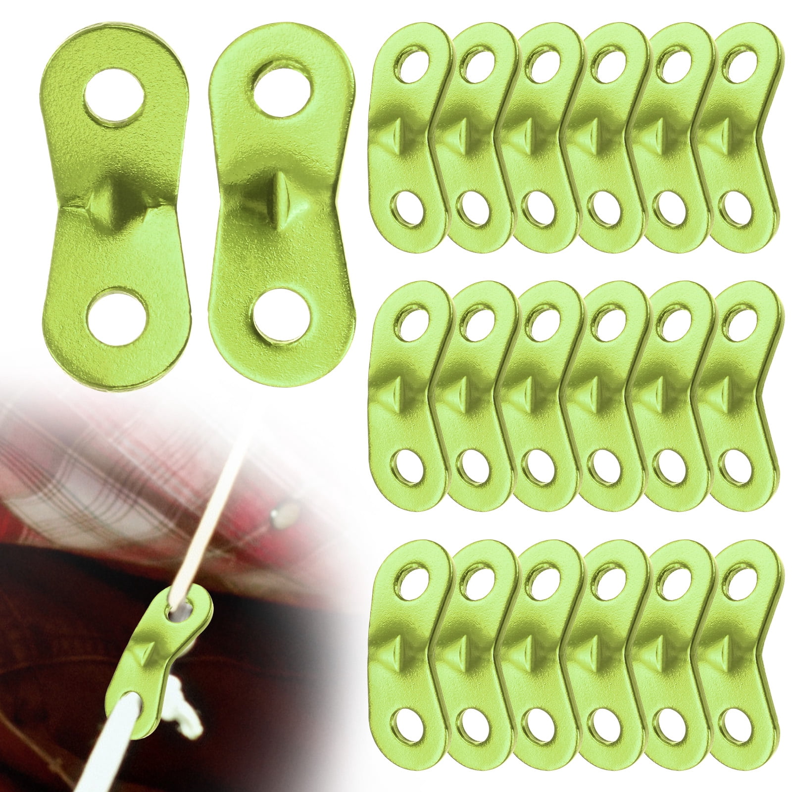 Uxcell Rope Tensioner Aluminum Alloy [20PCS] - Guyline Cord Adjusters ...