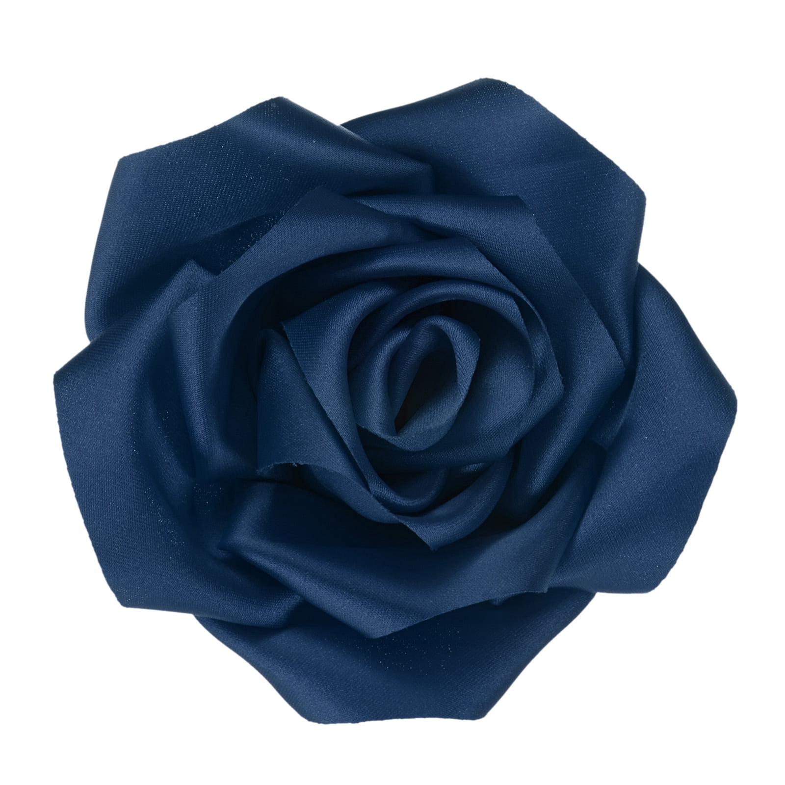 Uxcell Rose Flower Brooches and Pins for Women, Fabric Big Rose Hair ...