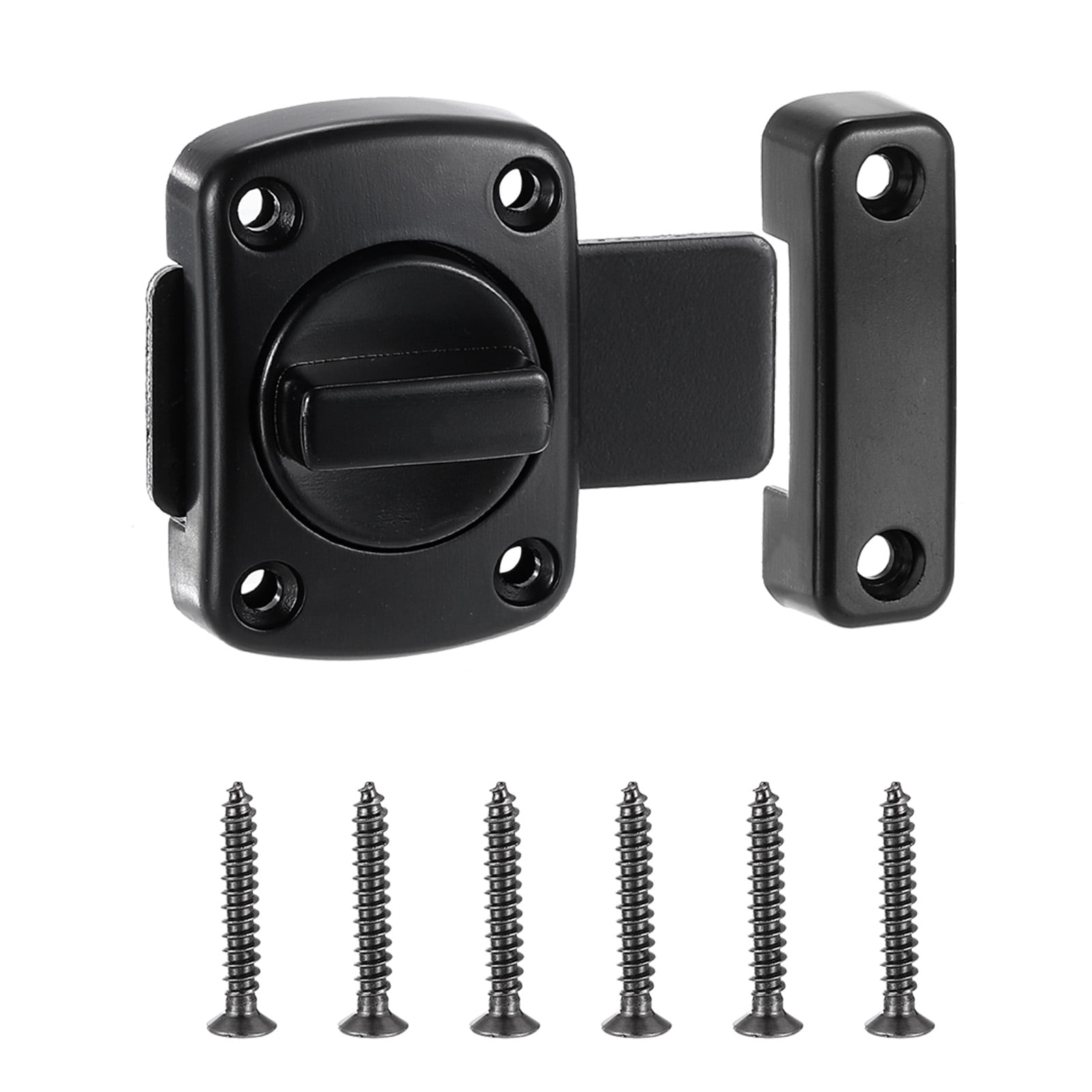 Uxcell Rotary Bolt Latch 180 Degree Switch Barn Door Sliding Door ...
