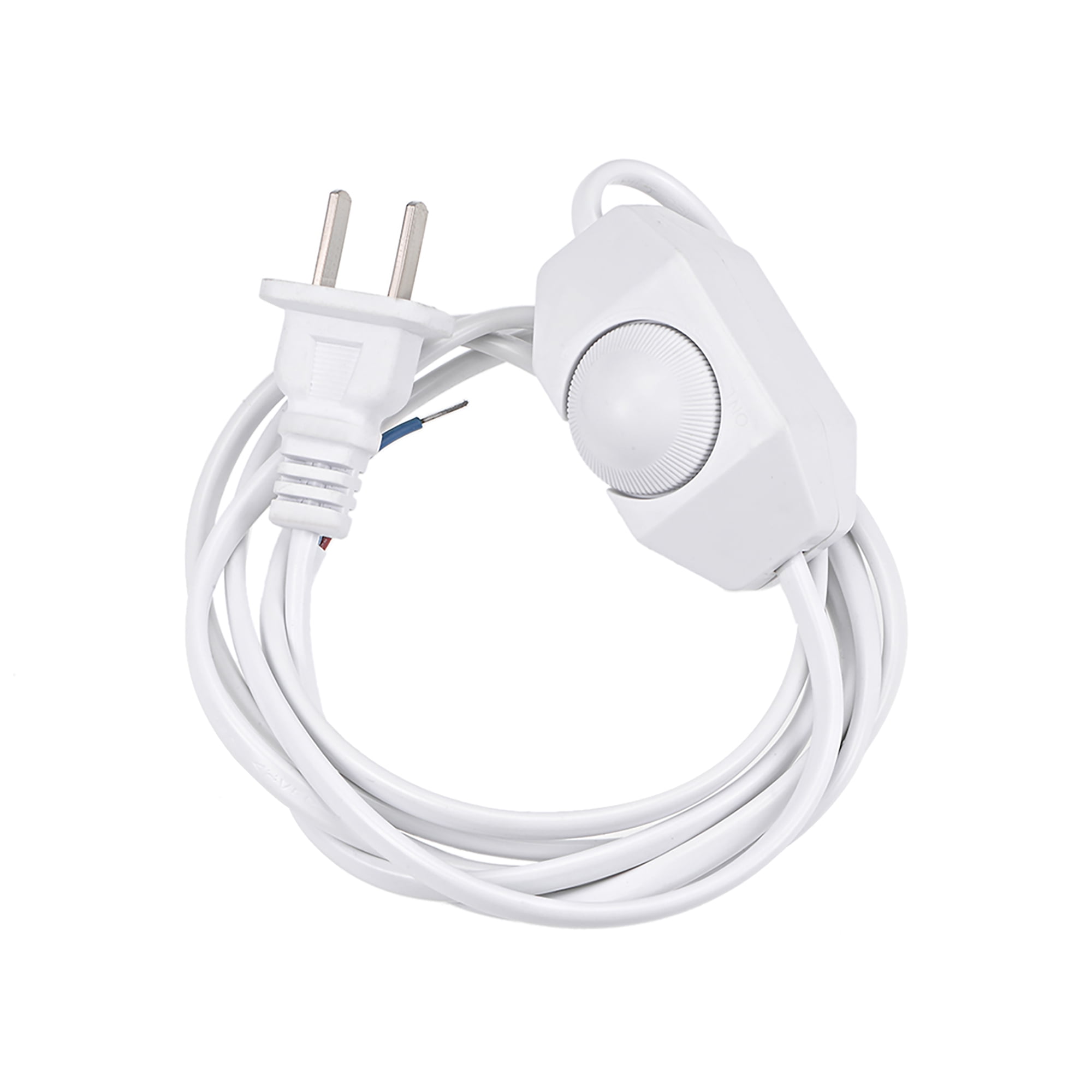 Uxcell Rotary Cord Switch, AC 250V Slide Control Lamp Dimmer 100-Watt ...