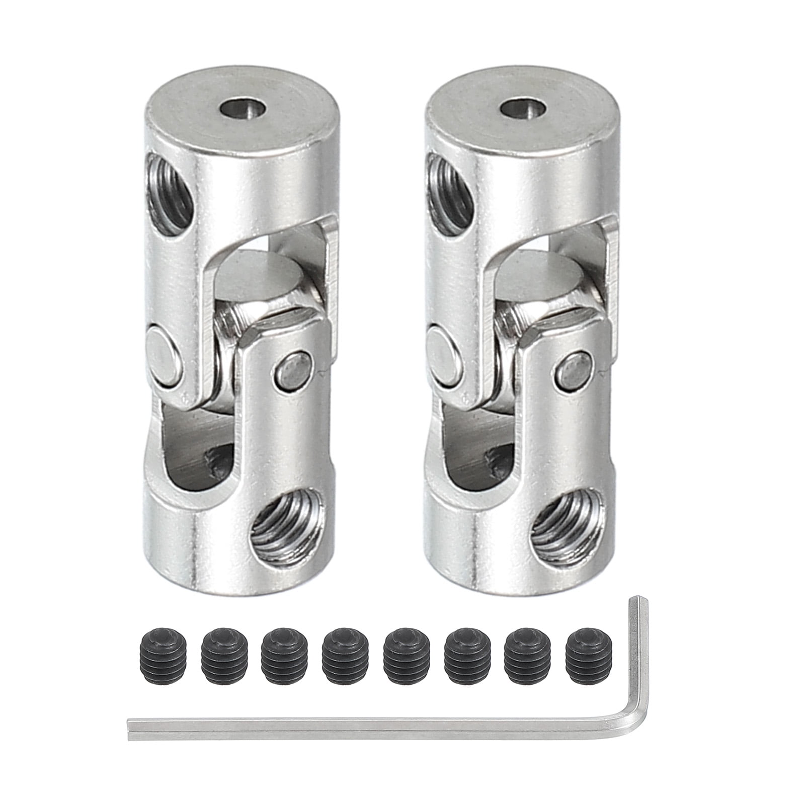 Uxcell Rotatable Universal Steering Shaft 2mm to 2mm Inner Dia U Joint ...