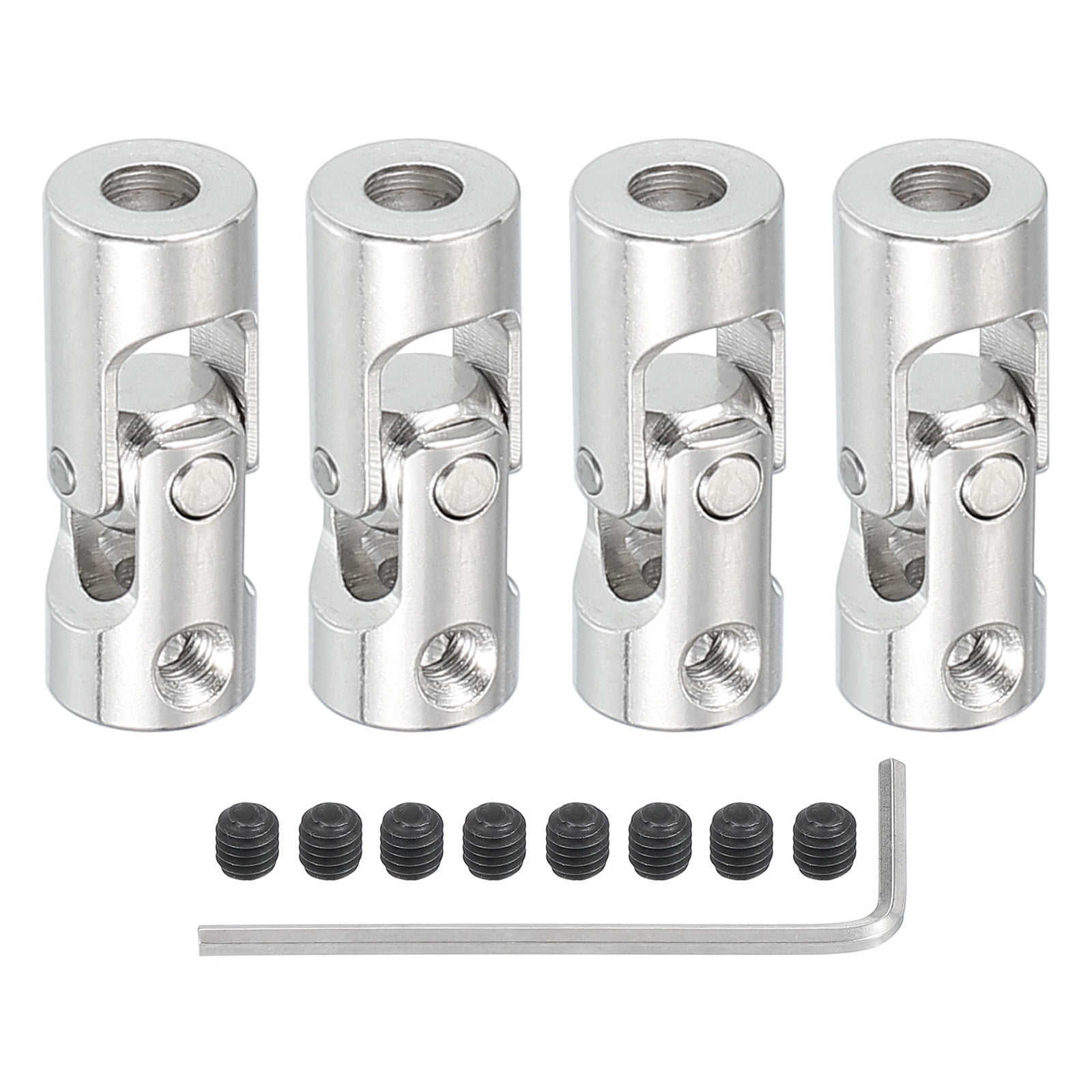 Uxcell Rotatable Universal Steering Shaft 3mm to 4mm Inner Dia U Joint ...