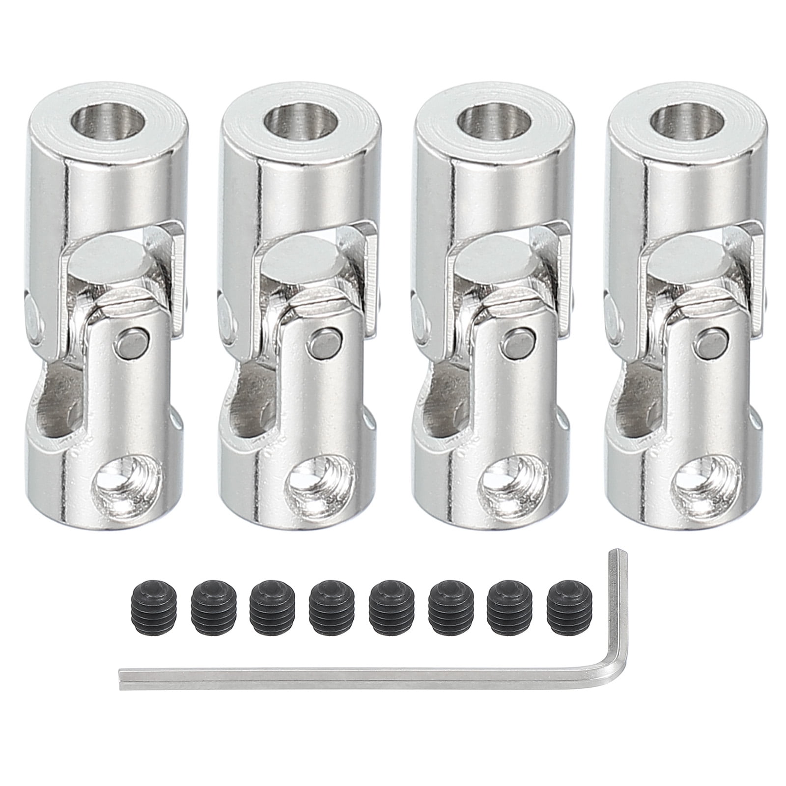 Uxcell Rotatable Universal Steering Shaft 4mm to 4mm Inner Dia U Joint ...