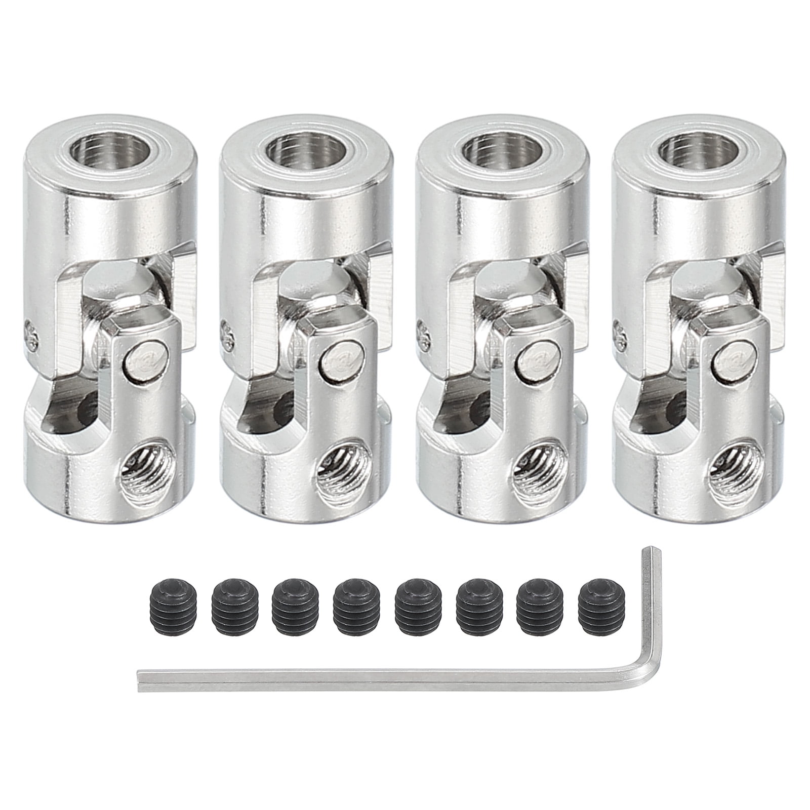 Uxcell Rotatable Universal Steering Shaft 4mm to 5mm Inner Dia U Joint ...
