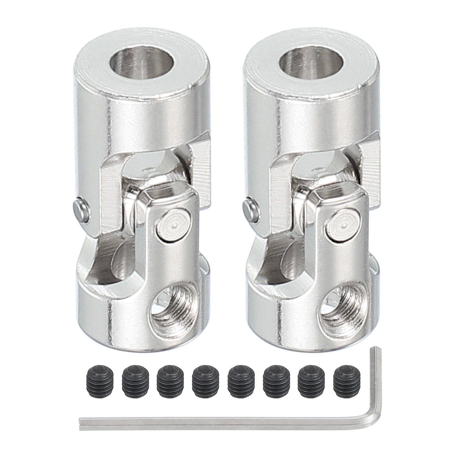 Uxcell Rotatable Universal Steering Shaft 5mm to 5mm Inner Dia U Joint ...