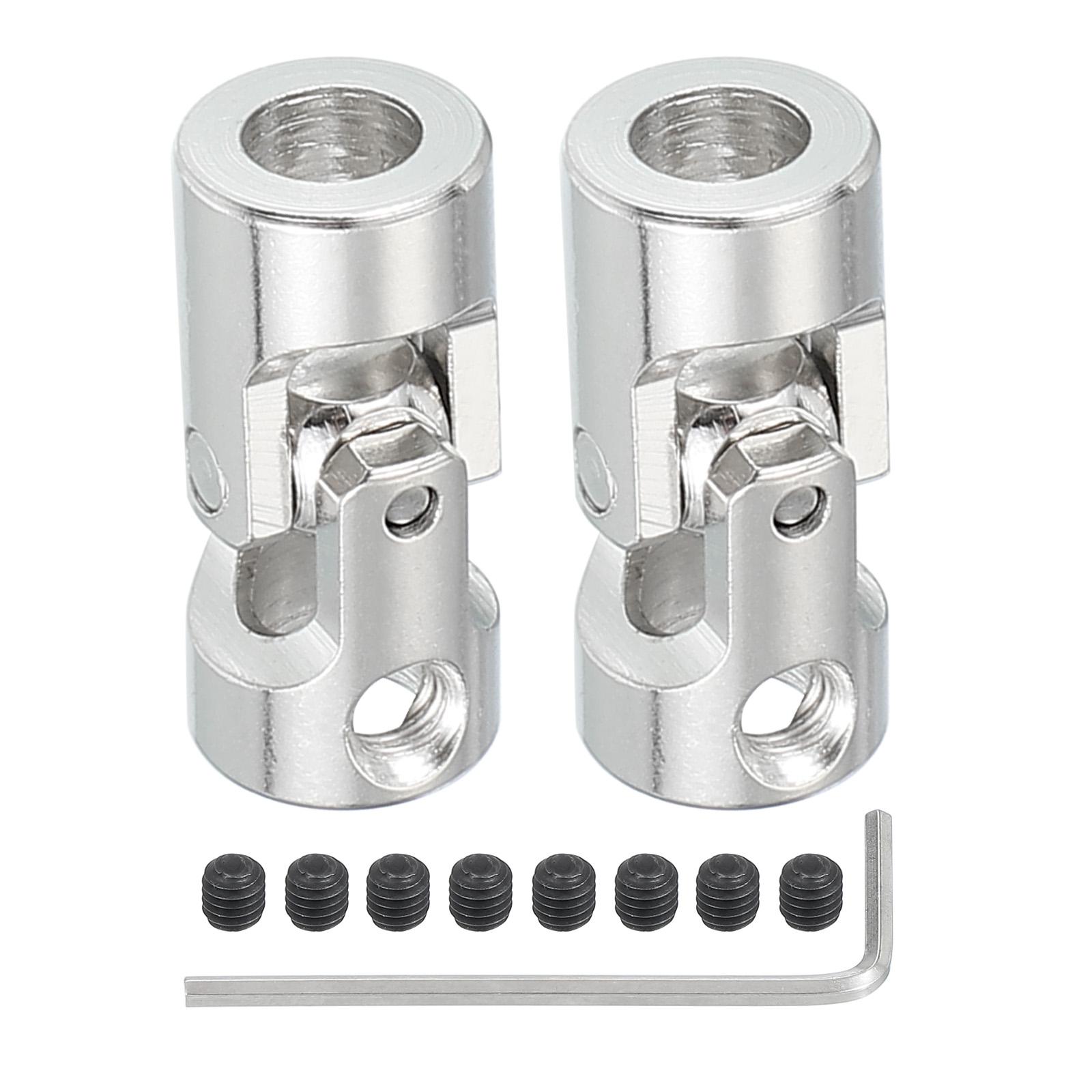 Uxcell Rotatable Universal Steering Shaft 6mm to 6mm Inner Dia U Joint ...