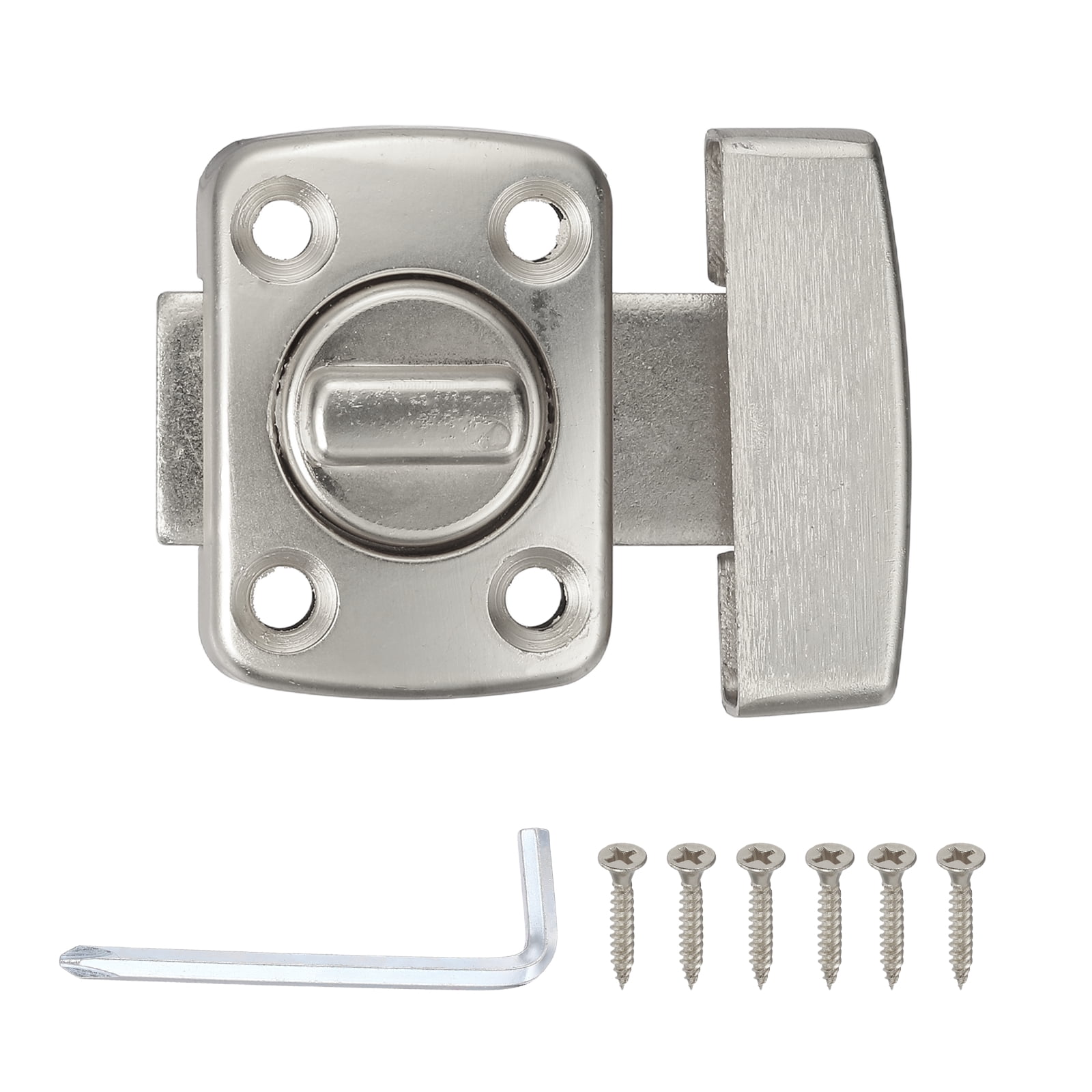 Uxcell Rotate Bolt Latch, 1.6" Zinc Alloy Safety Double Sided Rotate ...