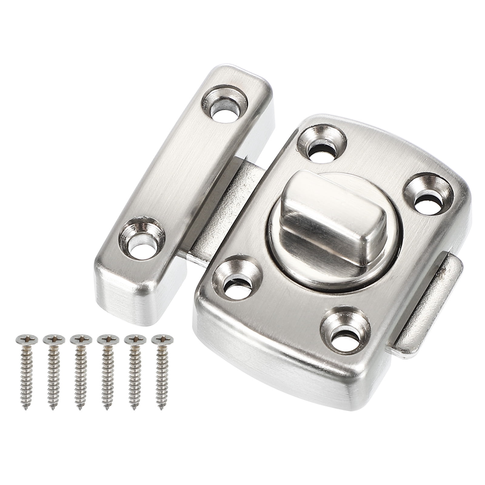 Uxcell Rotate Bolt Latch, Zinc Alloy Gate Latch Safety Door Lock ...