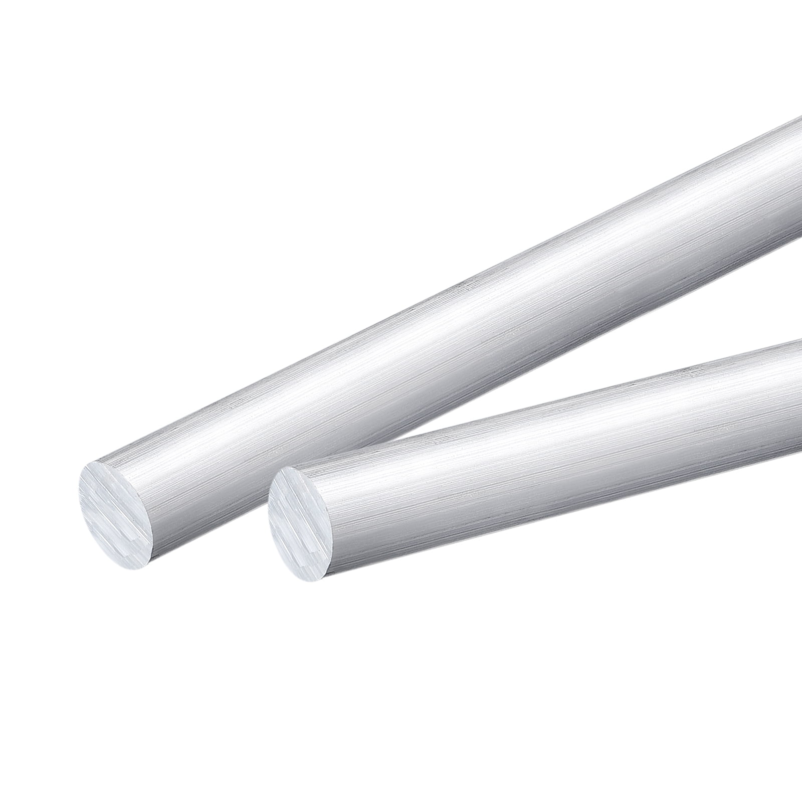 Uxcell Round Aluminum Rods, Aluminum Round Rod Solid Lathe Bar Stock ...