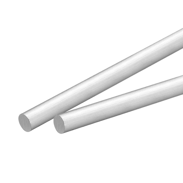 Uxcell Round Aluminum Rods, Aluminum Round Rod Solid Lathe Bar Stock ...