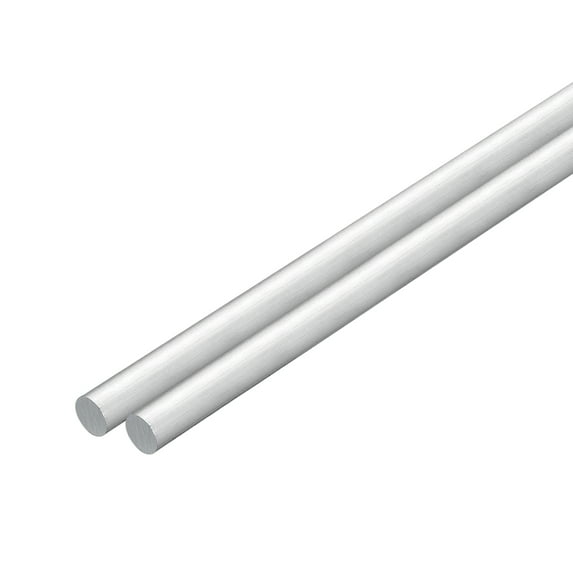 Uxcell Round Aluminum Rods, Aluminum Round Rod Solid Lathe Bar Stock ...